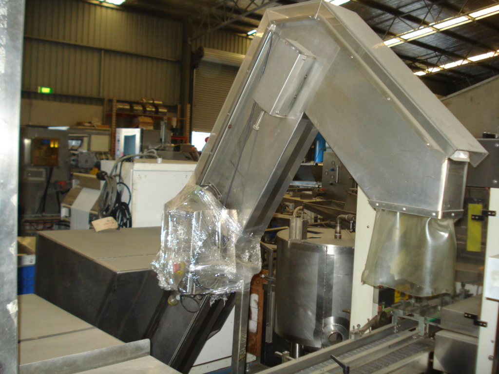 Halcord Cap Elevator + Lidder Packaging Line - Reactive Engineering Australia