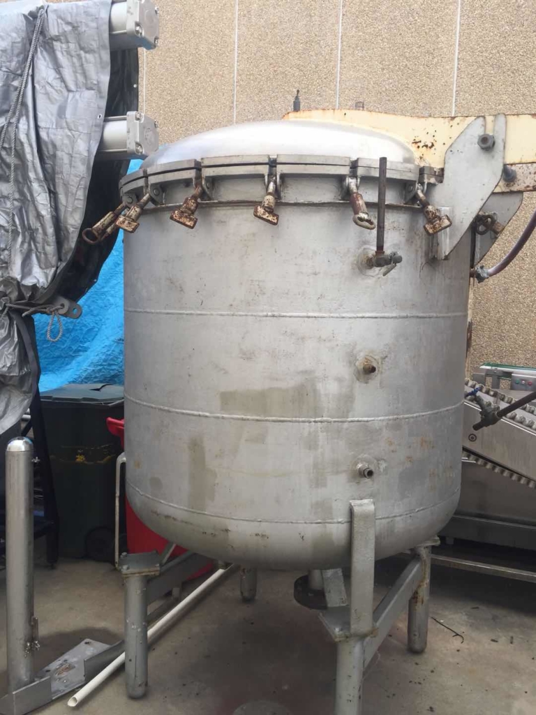 1,000 L Jacketed Pressure Vessel - Reactive Engineering Australia